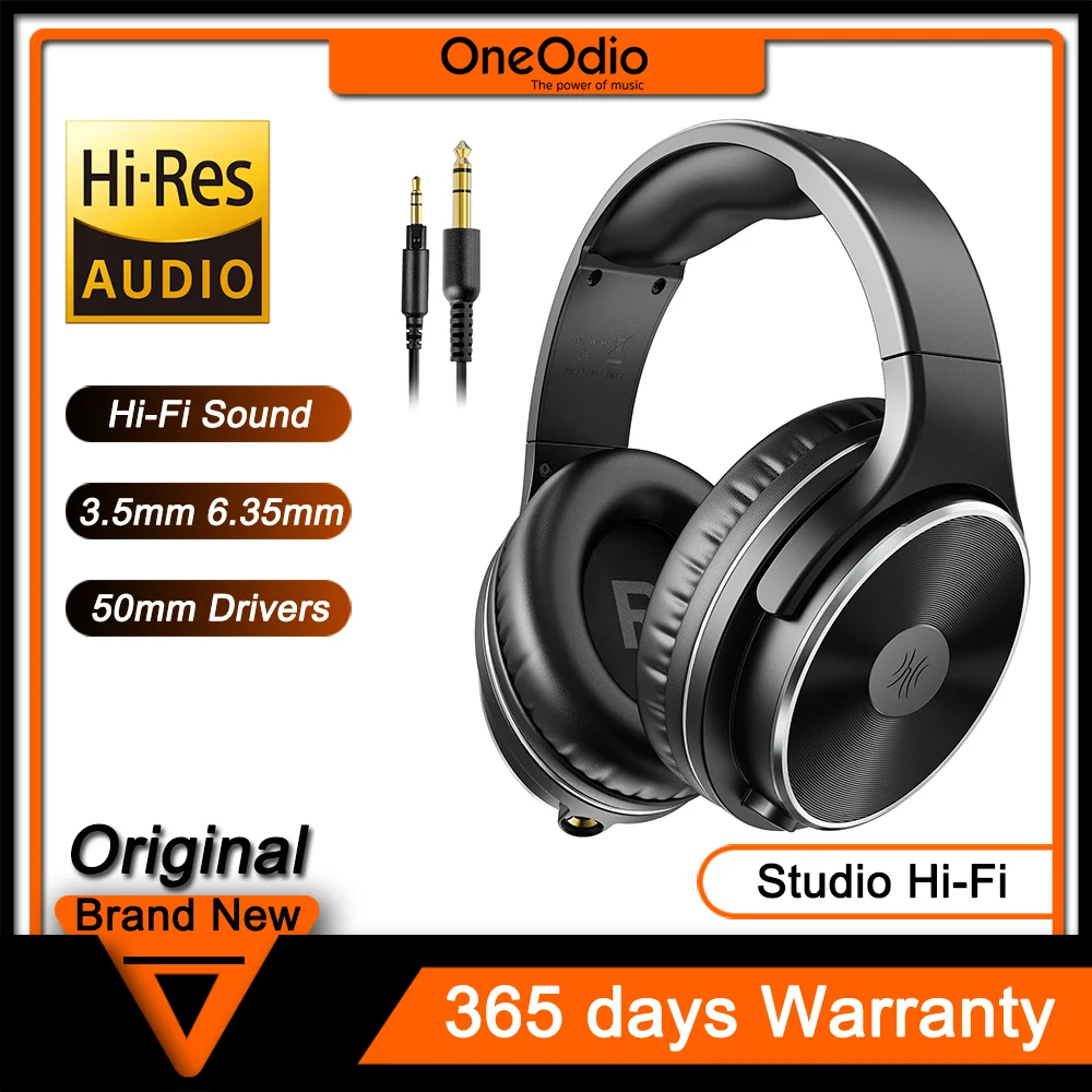 Oneodio-Studio-HI-FI-Headphones-High-Resolution-Sound-Deep-Bass-Wired ...