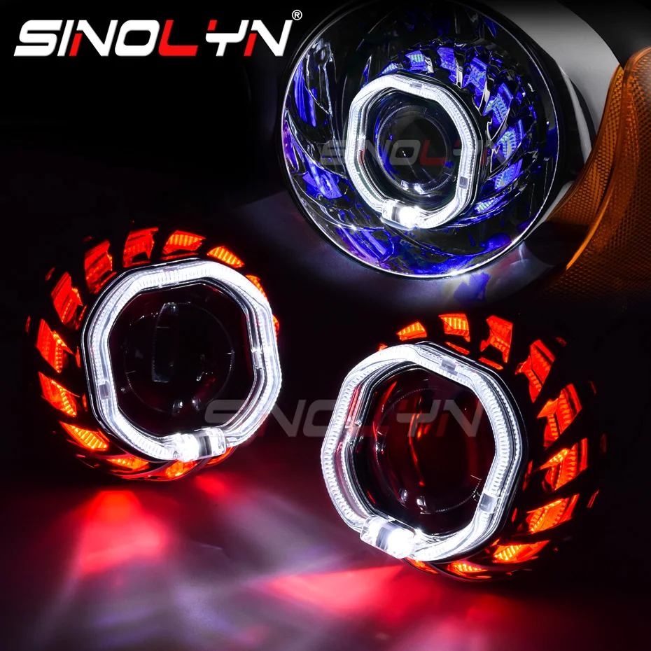 Sinolyn-Lentes-de-proyector-Bixen-n-con-ojos-de-ngel-cuadrados-para ...