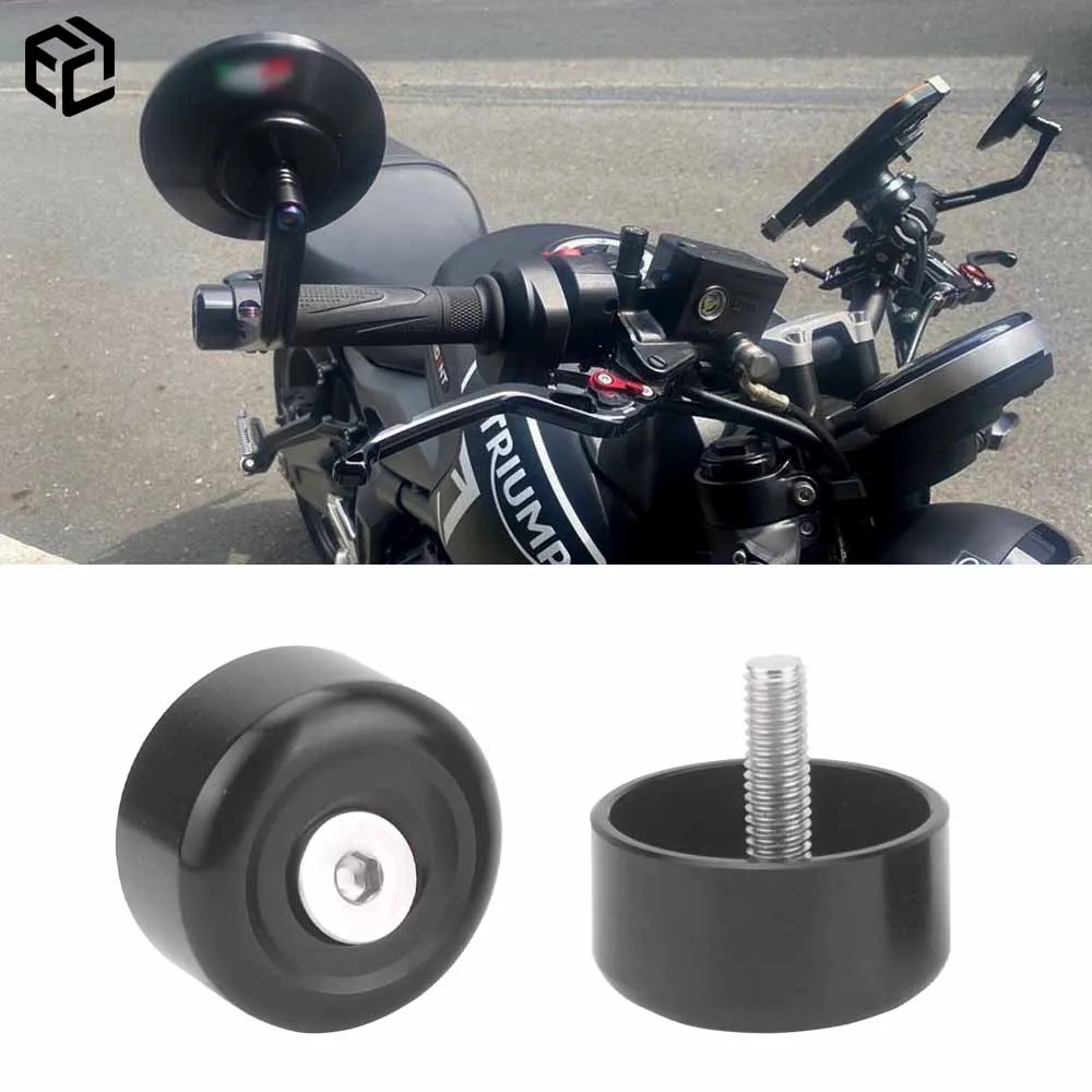 Motorcycle-Aluminium-Alloy-Handlebar-End-Plug-For-Triumph-Bonneville ...