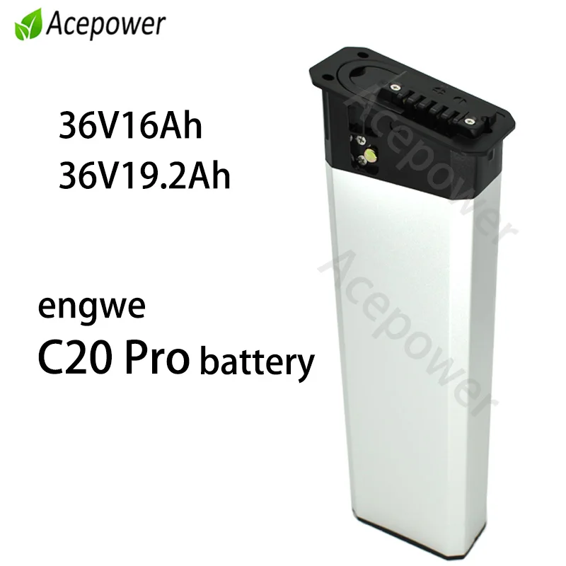 36V 19.2Ah 16Ah EBike Battery for Engwe C20 Pro Electric Bicycle ...