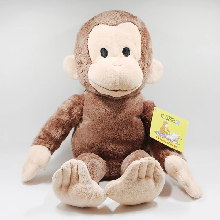 1pc! Curious George Plush Stuffed Toy Doll Children Gifts 40cm