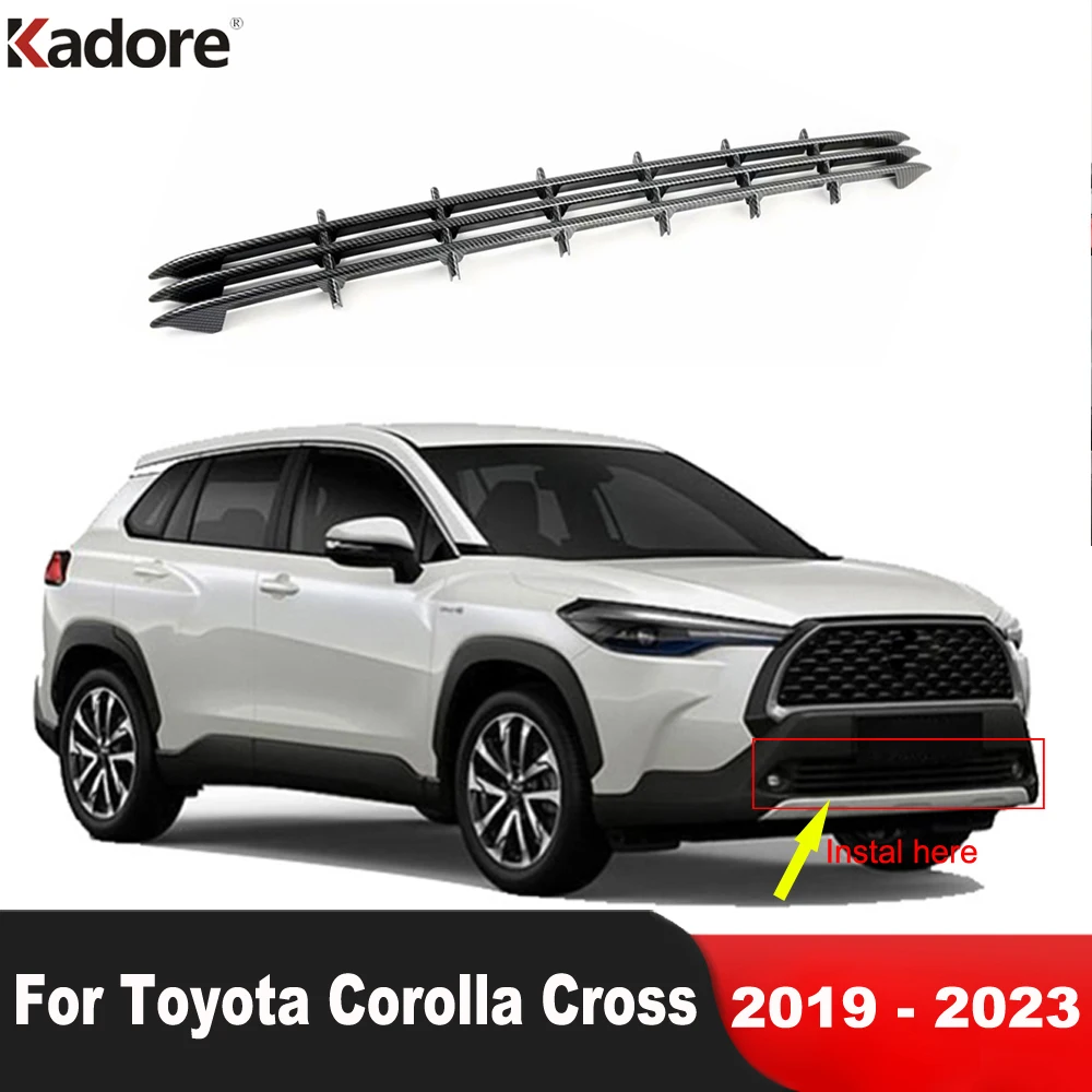 Front-Bottom-Bumper-Grille-Grills-Cover-Trim-For-Toyota-Corolla-Cross ...