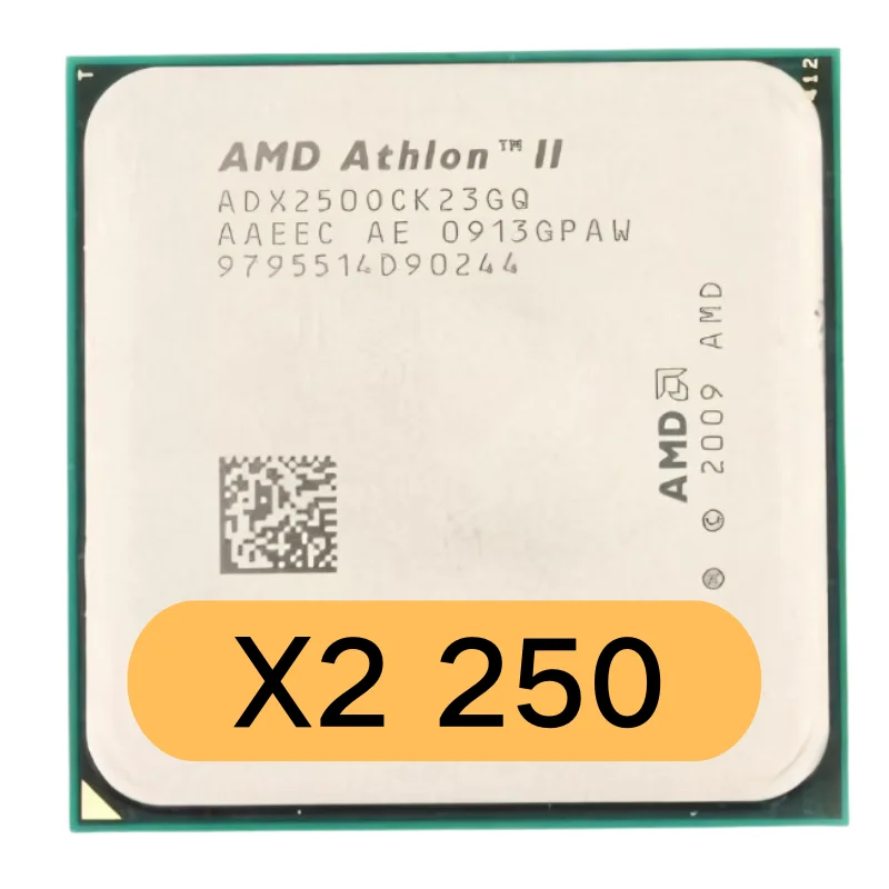 AMD Athlon II X2 250 processor 3.0GHz 2MB L2 Cache Socket AM3 Dual-Core ...