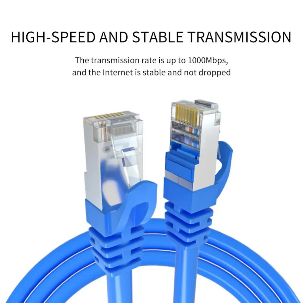 Cable-Ethernet-de-alta-velocidad-para-ordenador-port-til-enrutador-de-alta-calidad-Compatible ...