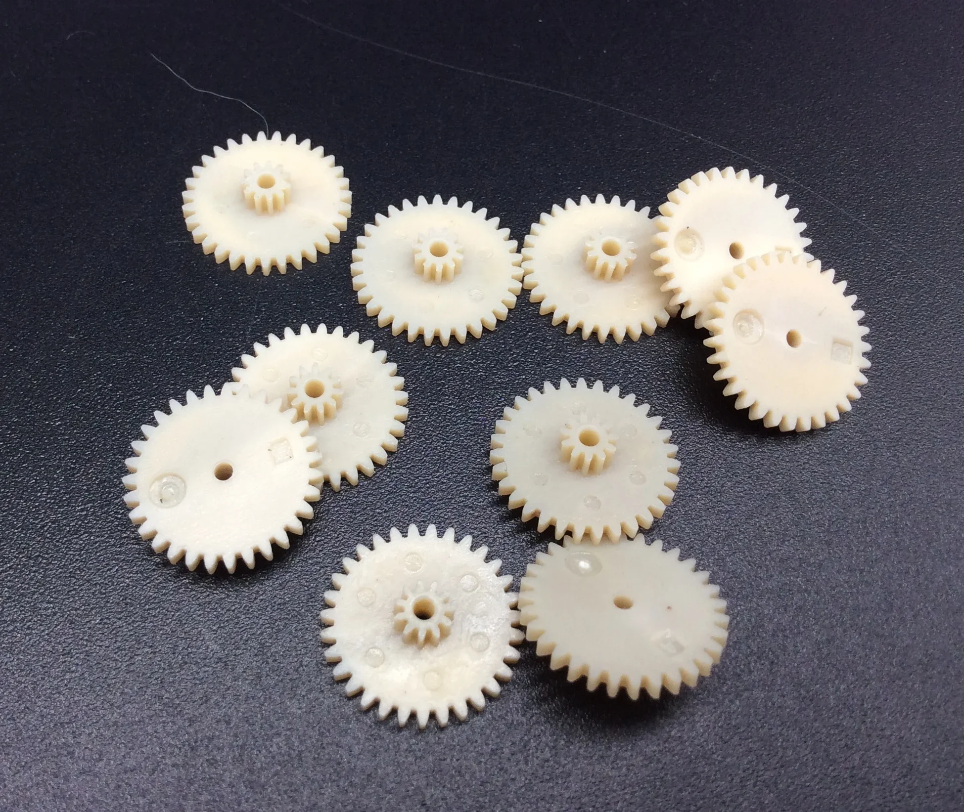 10pcs plastic gear for cassette deck audio player CD/VCD/DVD/LD tape ...