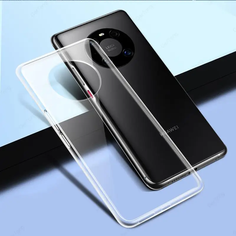 Transparent-Case-For-Huawei-P60-P30-P20-P50-Pro-Lite-Protective-Fundas ...