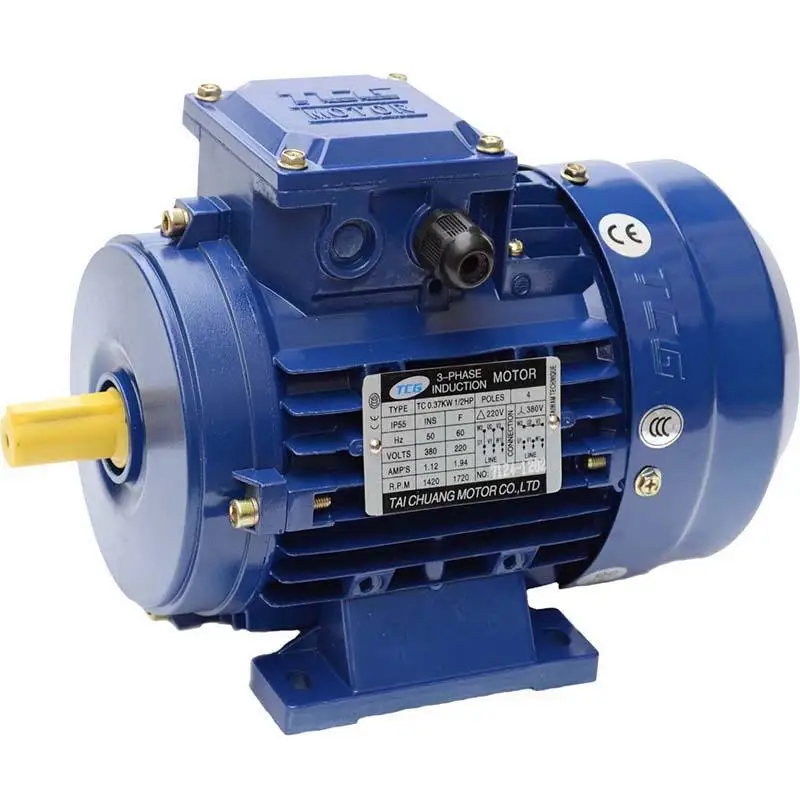 Motor trifásico 370W 1.5Kw Motor 3Kw750W Motor horizontal 2P 380V com ...