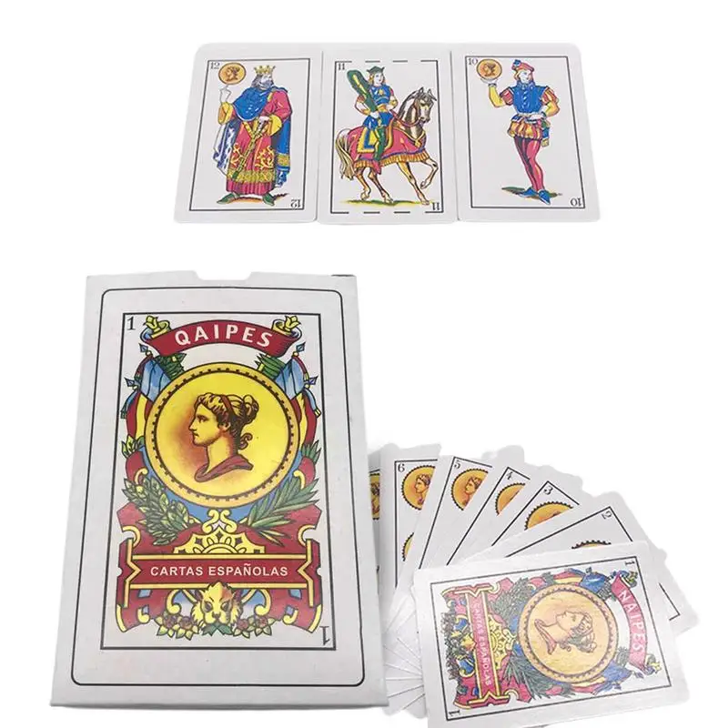 Fun-Spanish-Poker-Game-Card-Spanish-Playing-Cards-Waterproof-50-Cards ...