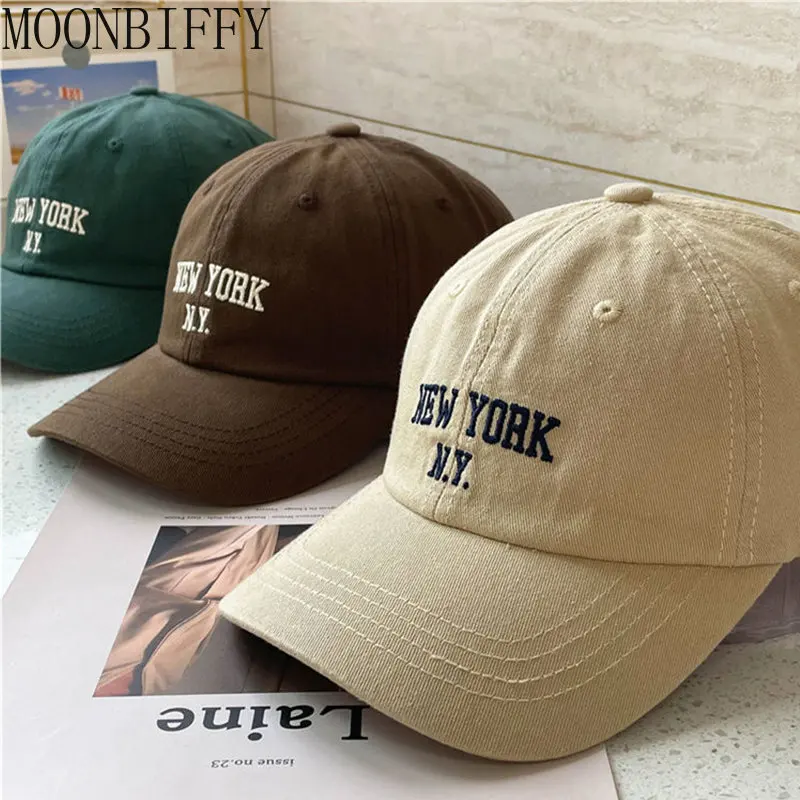 Retro Nostalgia Embroidered Baseball Caps Spring Autumn Women Men ...