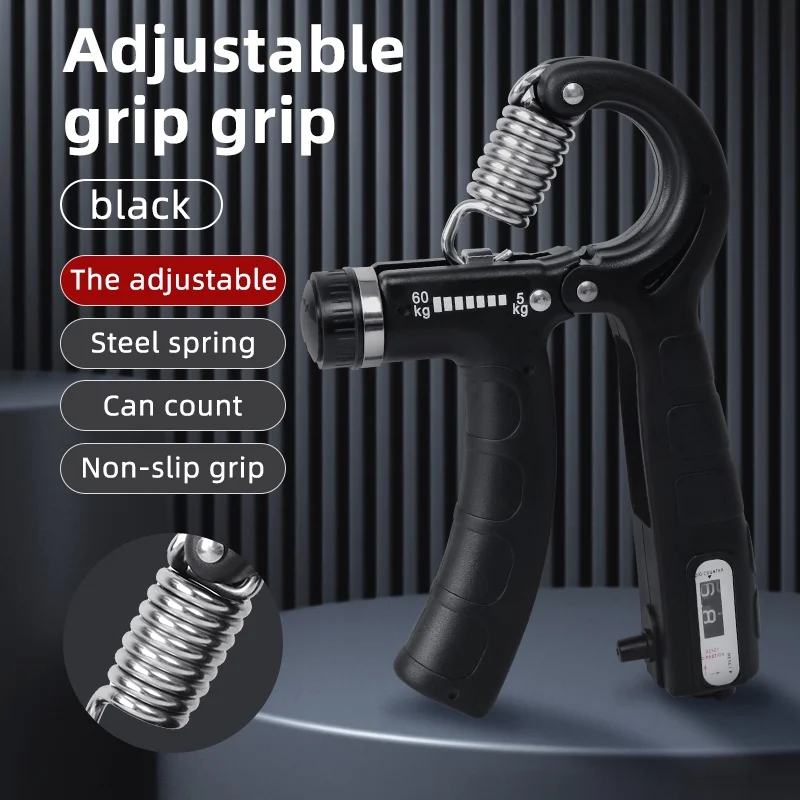 1PC-Adjustable-Grip-Strength-Trainer-5-60KG-Smart-Counting-Hand-Grip ...