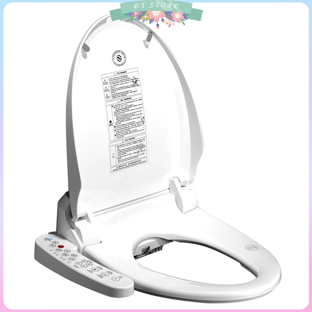 Multifunctional-Auto-Flush-Toilet-Seat-Bathroom-Electric-Bidet-Cover-W ...