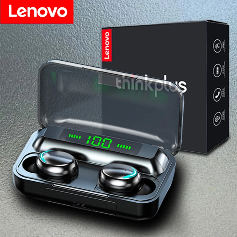 Lenovo auriculares inalámbricos TWS originales, cascos con Bluetooth 5,1, impermeables ...