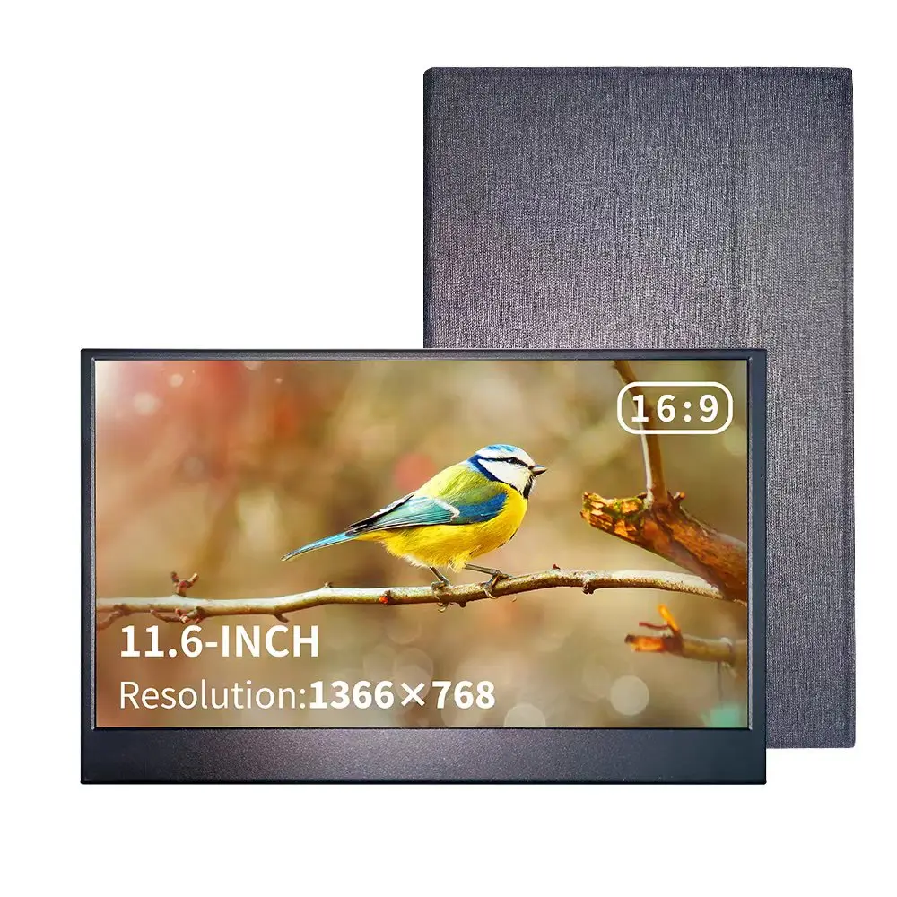 Monitor-port-til-para-ordenador-pantalla-HD-de-11-6-pulgadas-1366x768 ...