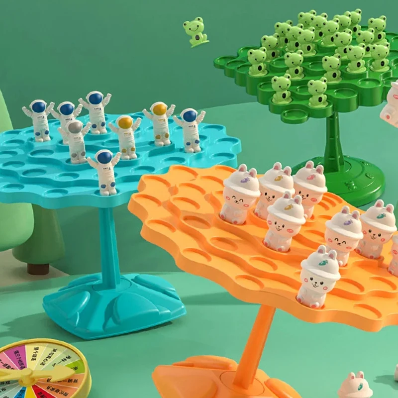 Fun-Frog-Balance-Tree-Children-Montessori-Math-Toys-Balancing-Board ...