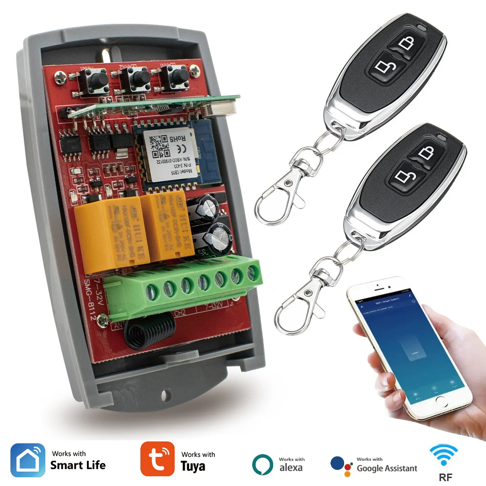 Tuya-Smart-Switch-Garage-Door-Receiver-2CH-AC-DC-7-32V-85-250V-10A ...