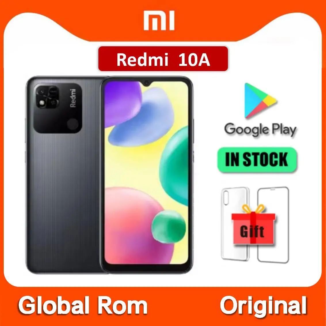 Original Xiaomi Redmi 10A Rom Global 64GB/128GB Helio G25 Octa Core 6. ...