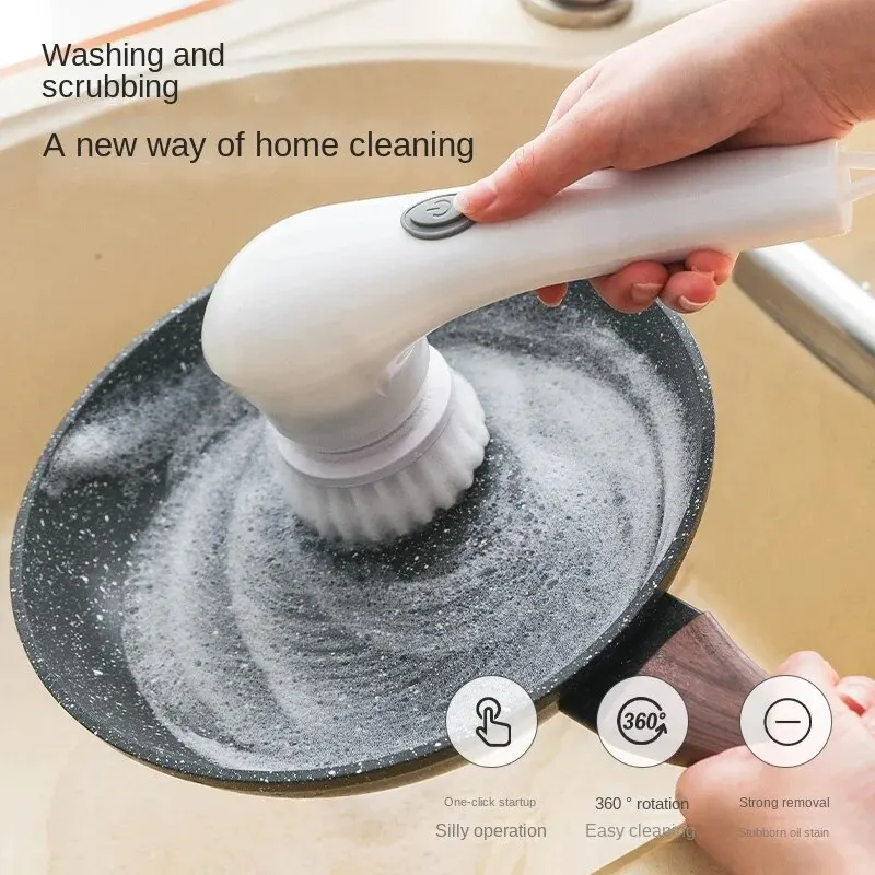 Kitchen-Cleaning-Brush-Handheld-Wireless-Cleaning-Gadget-New-Floor-Tile ...
