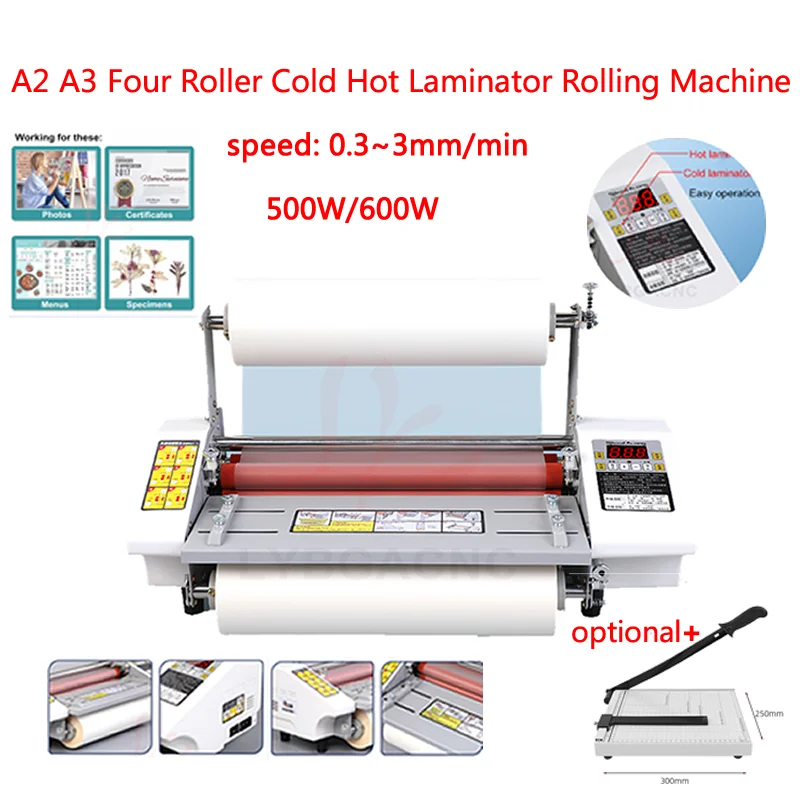Desktop-A3-A2-Paper-Laminating-Machine-English-Version-Four-Roller-Cold-Hot-Laminator-Rolling ...