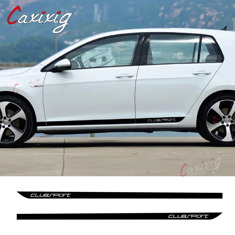 Car-Side-Door-Stickers-For-Volkswagen-VW-Golf-7-MK7-Vinyl-Film-Long ...