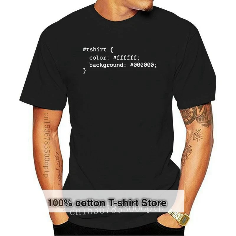 New 2021 Cotton Unisex T Shirt HTML CSS Joke Black Shirt Developer Joke Coder Programmer Sarcasm ...