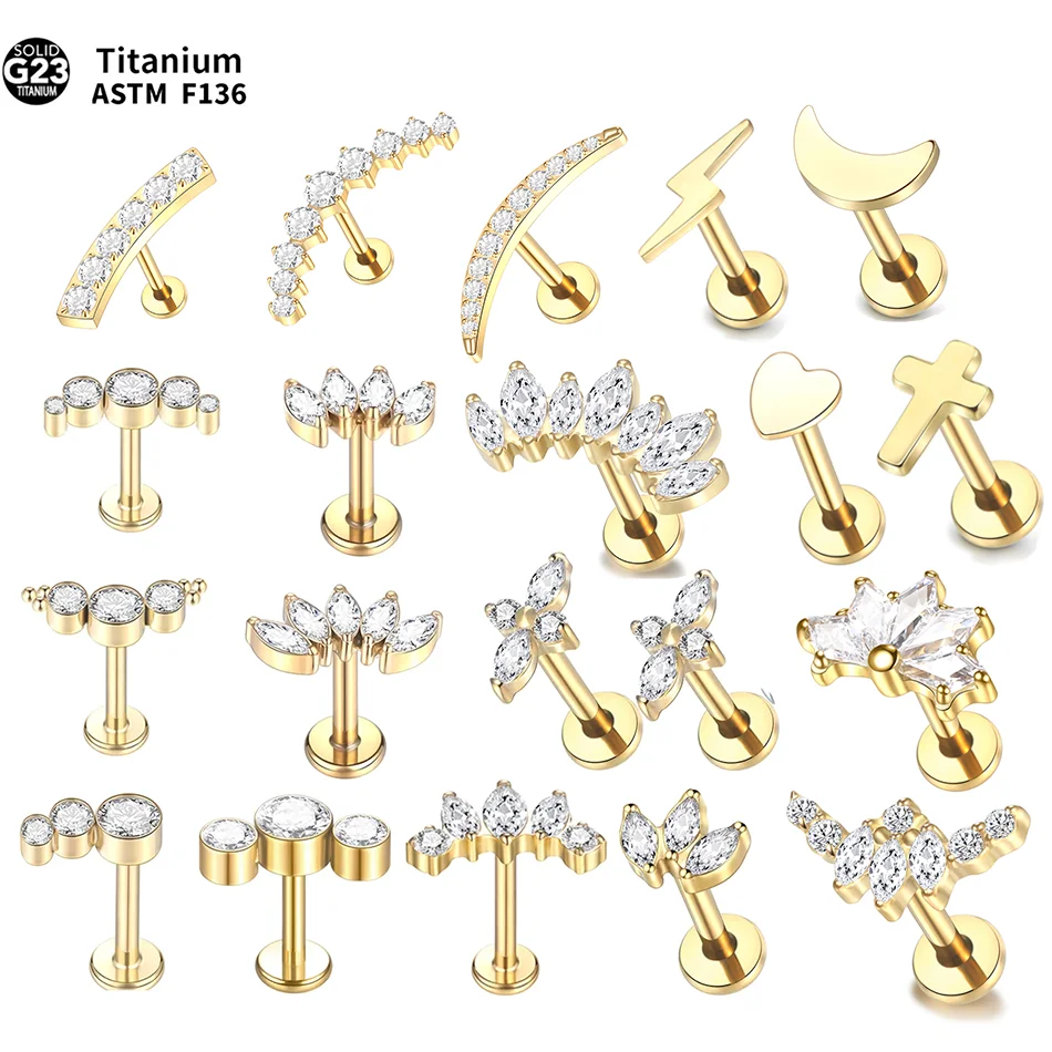 1PC-Implant-Grade-Titanium-Internally-Threaded-Cross-Moon-Star-Labret ...