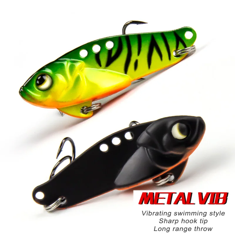 Metal-Blade-Lure-Wobblers-para-pesca-sem-l-bios-colher-vibrat-ria ...
