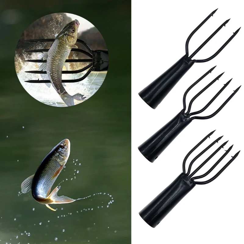 Fishing Spears 5-Prong Stainless Steel Fishing Gig Spear – Barbed For ...