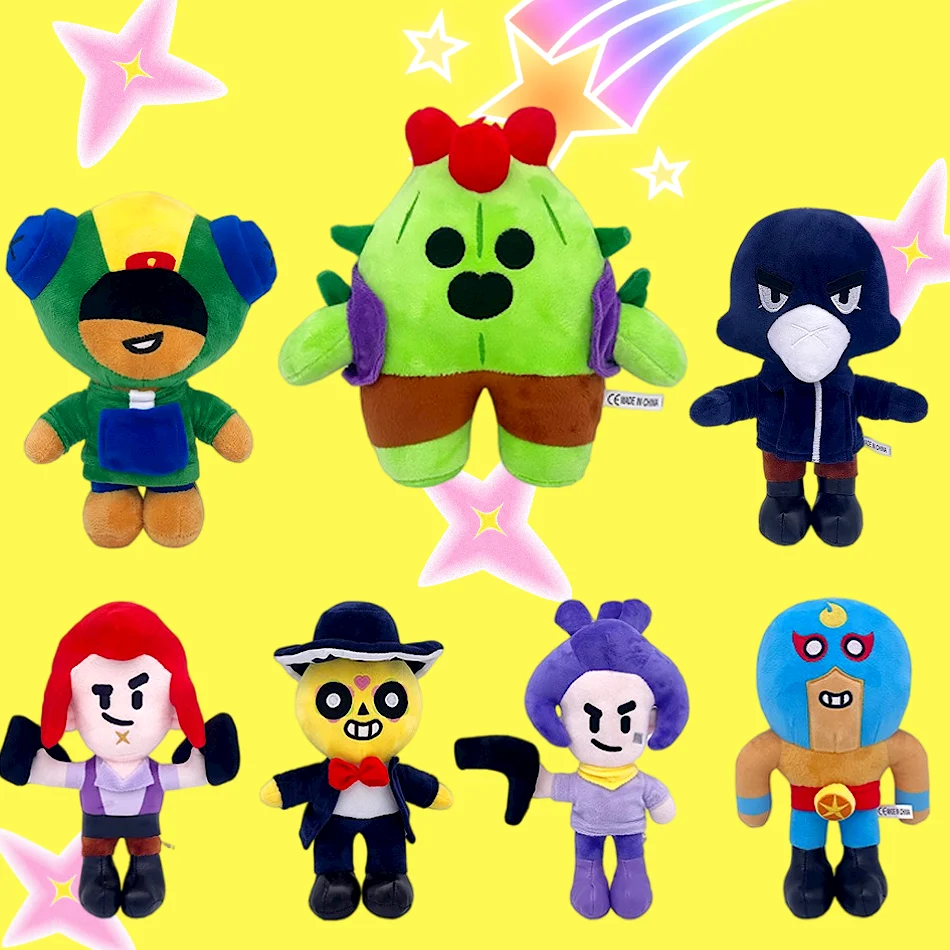 Coc-25cm-Supercell-Leon-Spike-Plush-Toys-Cotton-Pillow-Dolls-Game ...