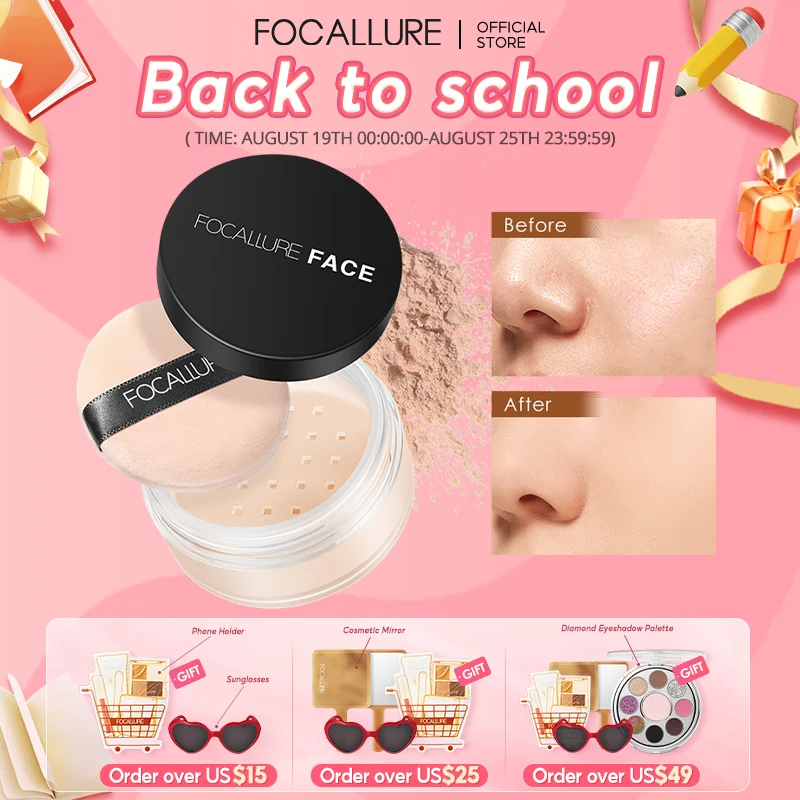 FOCALLURE-9-Colors-Oil-control-Loose-Powder-Waterproof-Long-lasting ...