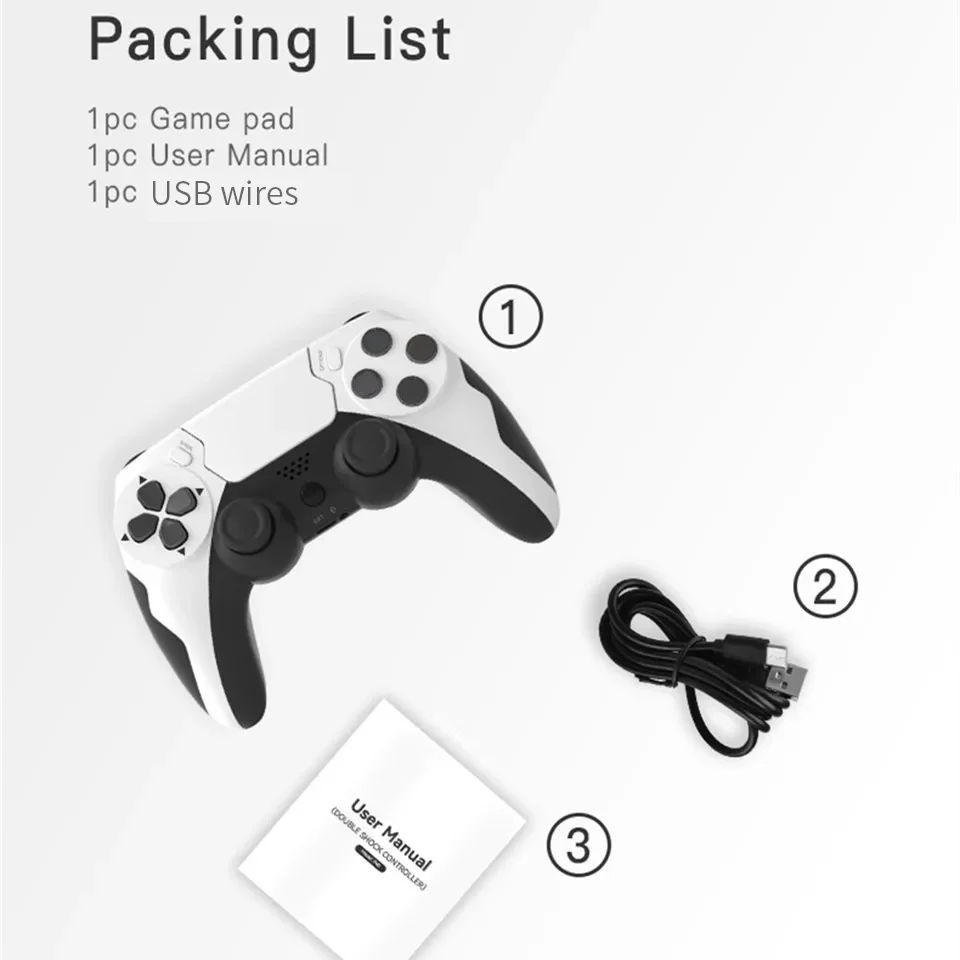 GAMINJA P48 Wireless Controller Compatible with PS4/PS4 Pro/PS4 Slim ...