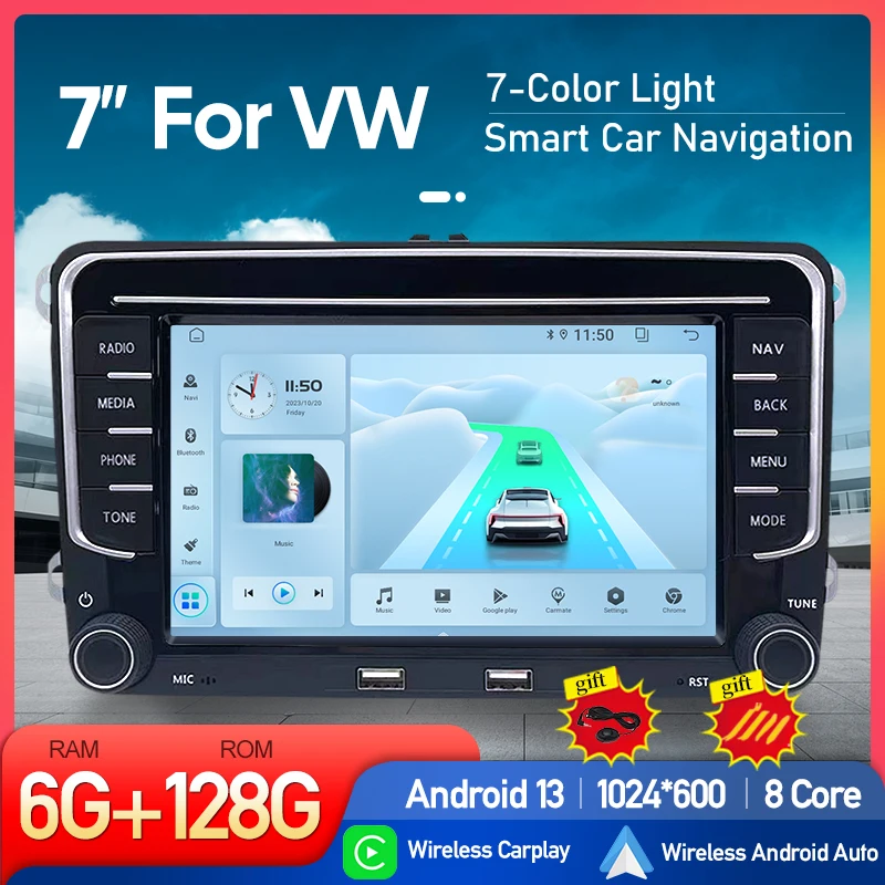 Android-13-Carplay-AHD-For-VW-Passat-B5-MK4-MK5-Golf-4-Polo-Bora-Jetta ...