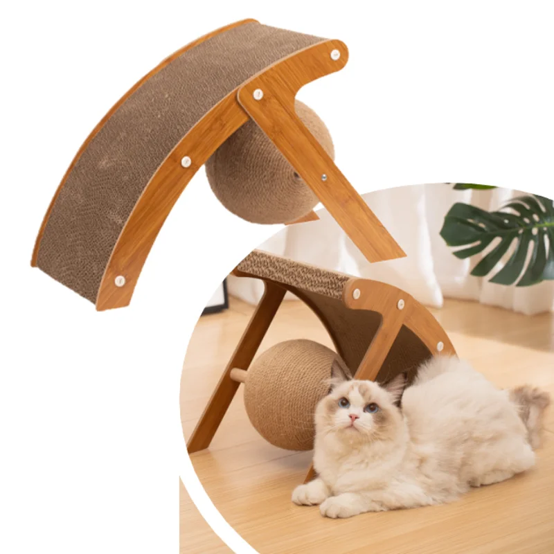Cat-Grabbing-Board-Wooden-Cat-Climbing-Frame-Vertical-Scratch-Resistant ...