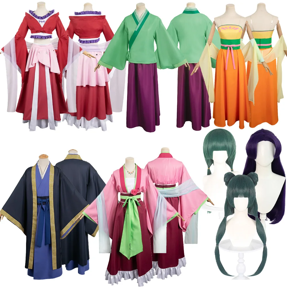 Jinshi-Maomao-Cosplay-Apothecary-Cos-Diaries-Costume-Wigs-Kimono-Dress ...