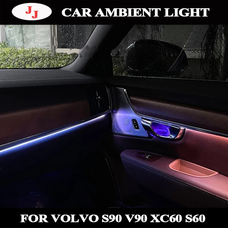 Inter led luz ambiente decorar lâmpada atmosfera apto para volvo s90 64 color 2017 2021 xc60 ...