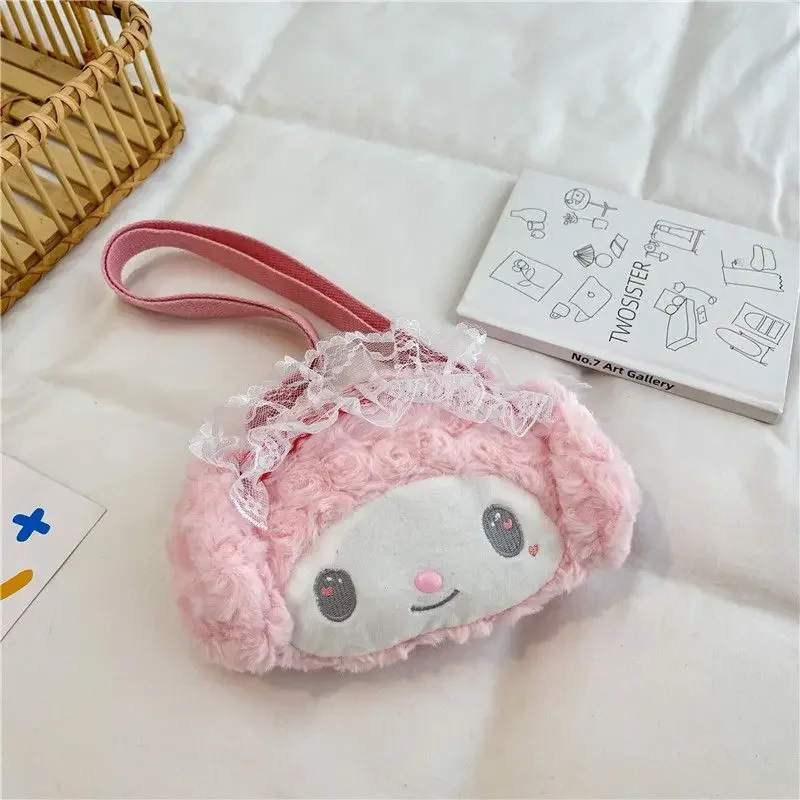 MBTI Lindo Bolso de Hombro Pequeño para Mujer Felpa Melodía Kuromi ...