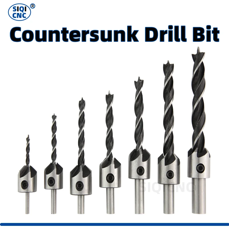 Countersunk Drill Bit Set Reamer - 3mm-10mm Hss Drill Bit Set Reamer ...