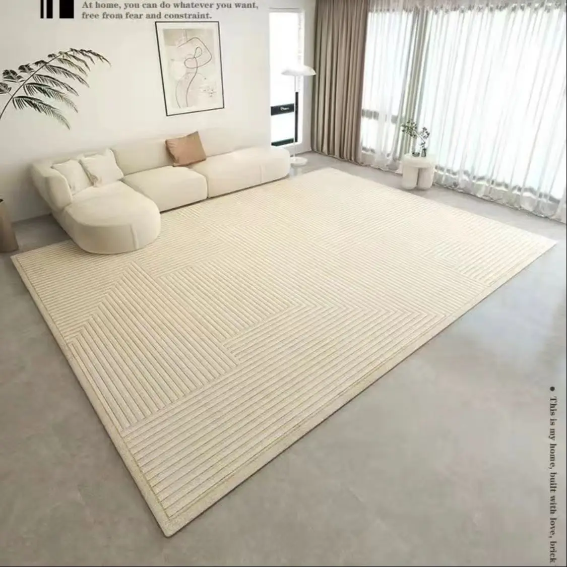 Modern-simple-style-carpet-living-room-coffee-table-mat-light-luxury ...