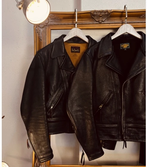 AnnualRing AnnualRing Japanese Vintage Lapel Slash Biker Jacket Four ...