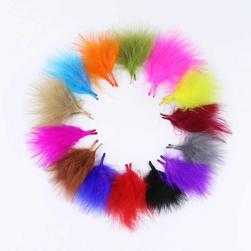 50/100pcs Dyed Turkey Feather Soft Fluffy Craft Feathers 7-12CM for DIY ...