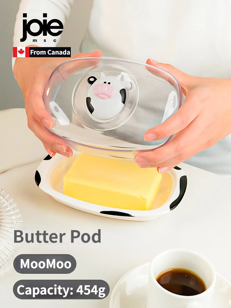 joie-MooMoo-Buter-Pod-Buter-Dish-Cow-Butter-Storage-Box-with-Cheese ...