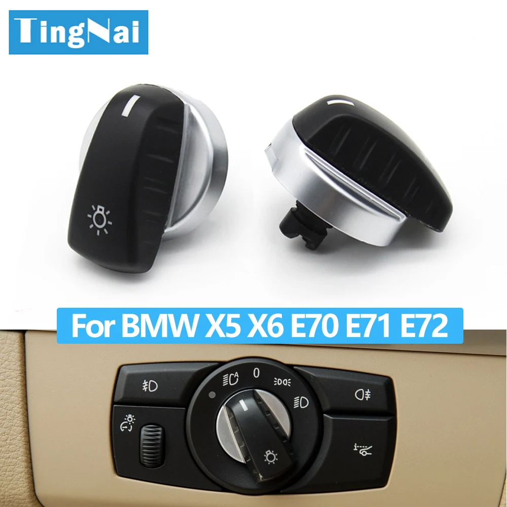 Car-Head-Lamp-Headlight-Rotary-Switch-Knob-Button-For-BMW-X5-X6-E70-E71 ...