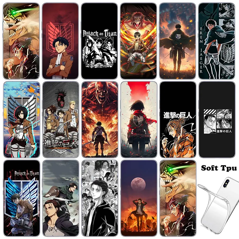 Levi Attack on titan Eren Jaeger Phone Cover for Motorola Moto G13 G14 ...