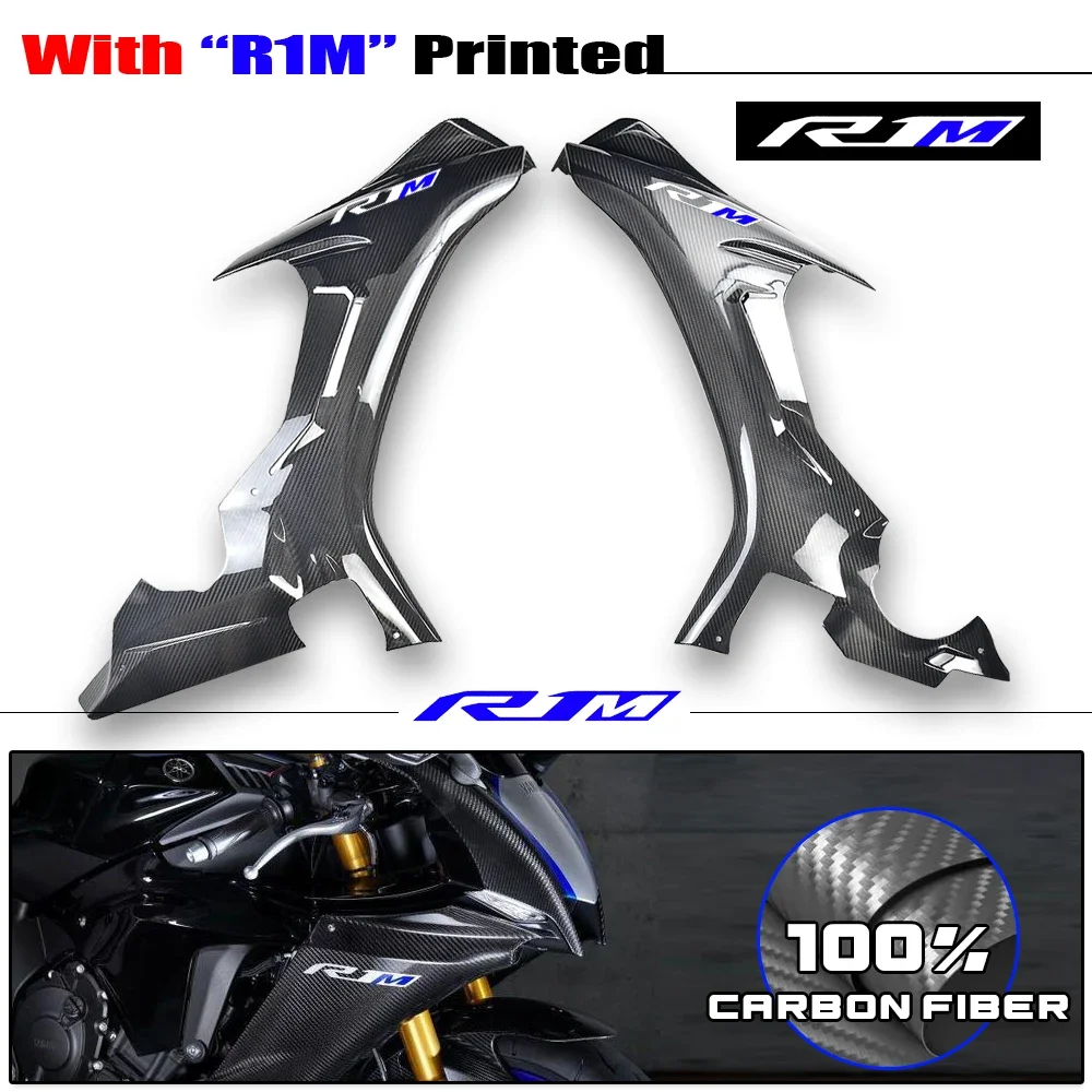 100-Real-Dry-Carbon-fiber-For-YAMAHA-YZF-R1M-2015-2019-2020-2023-R1-R1M ...