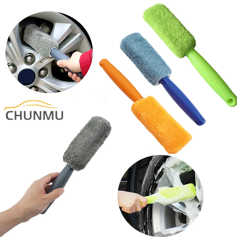 Car-Wash-Portable-Microfiber-Wheel-Tire-Rim-Brush-Soft-Car-Wheel-Wash ...