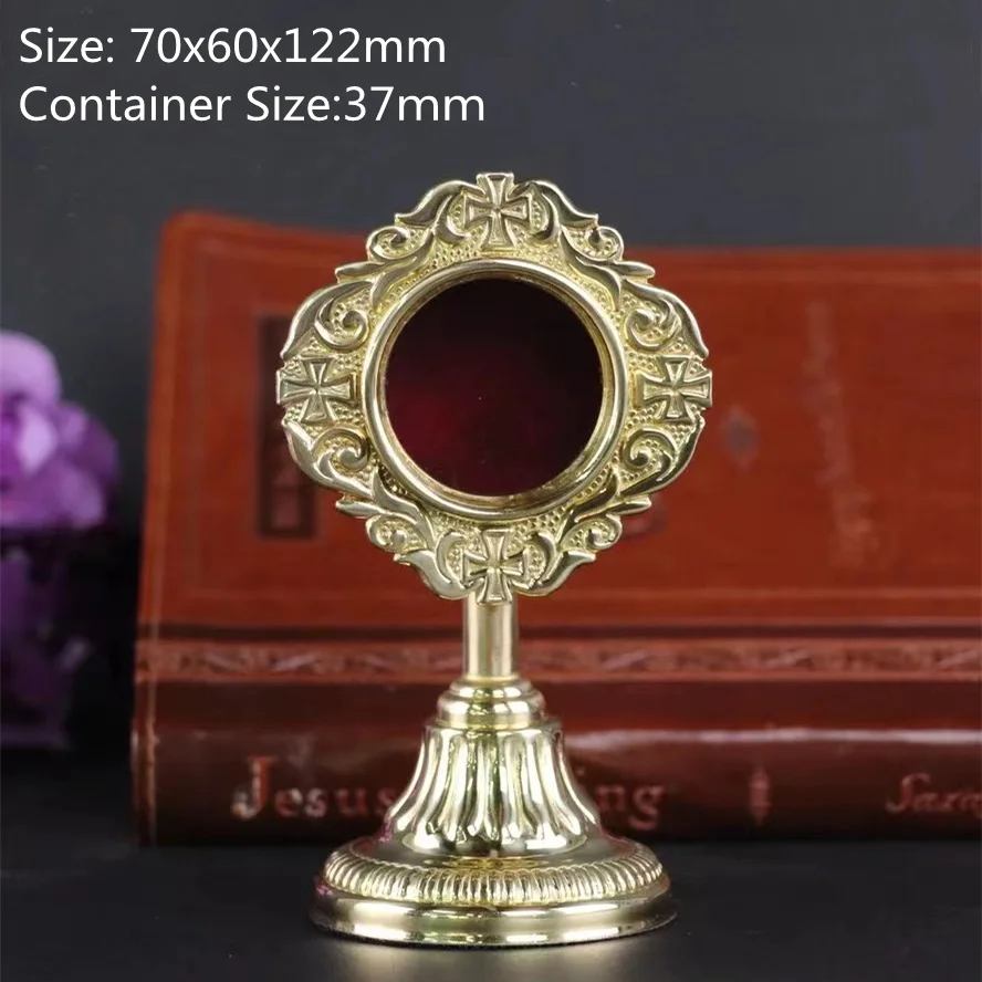 Holy-Box-Monstrance-Reliquary-For-Catholic-Chuch-Christian-Pure-Copper ...