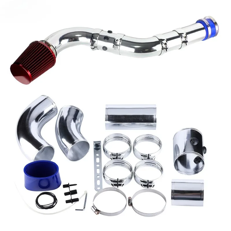 76mm 3" Universal Car Cold Air Intake System with Air Filter Auto ...