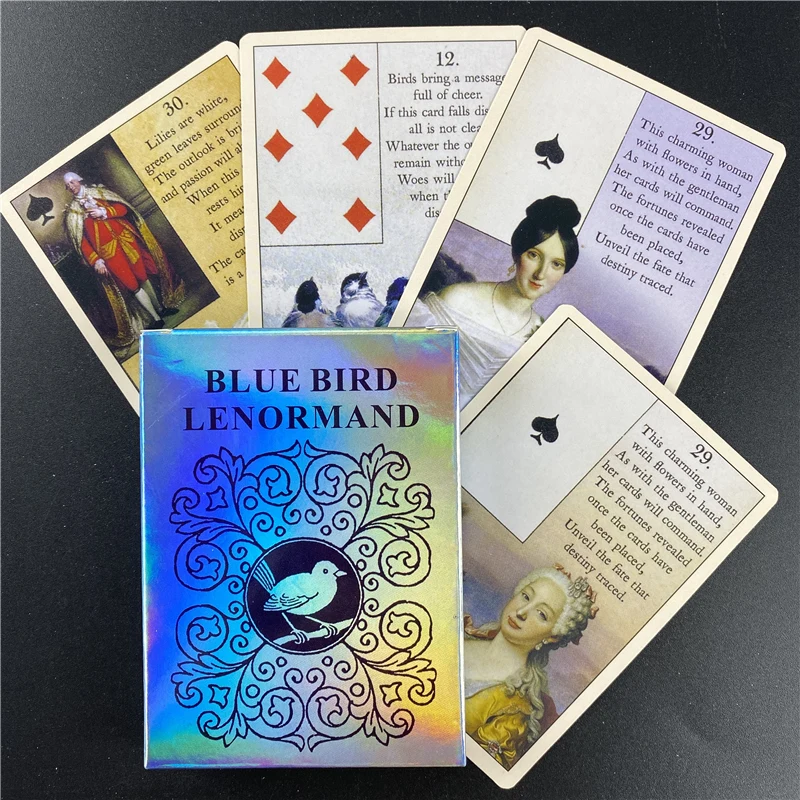 2021 Blue Bird Lenormand Oracle Tarot Card for Fate Divination English ...