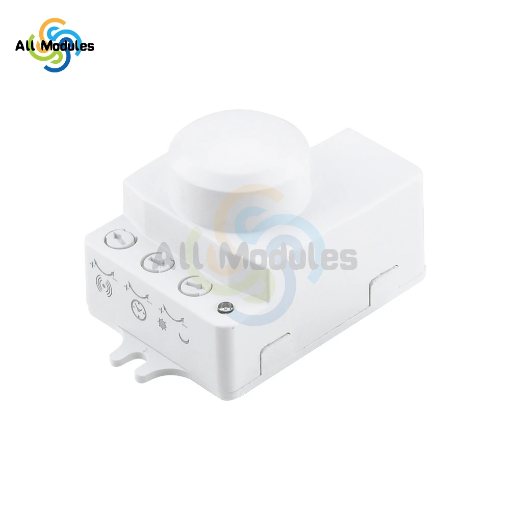 AC 220V 5.8GHz Microwave Radar Sensor Switch Human Body Motion ...