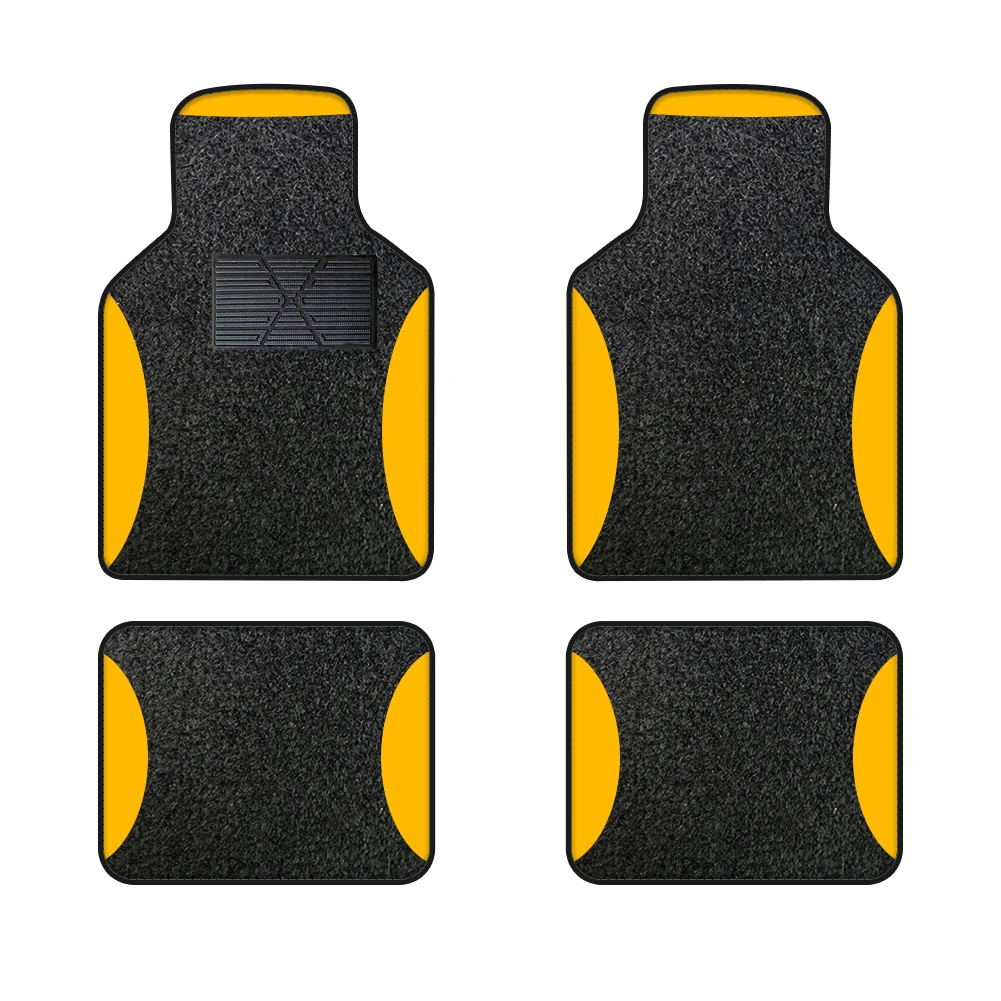 10X colorful Bar Universal Car Floor Mat Polyester Velvet Foot Pedal ...