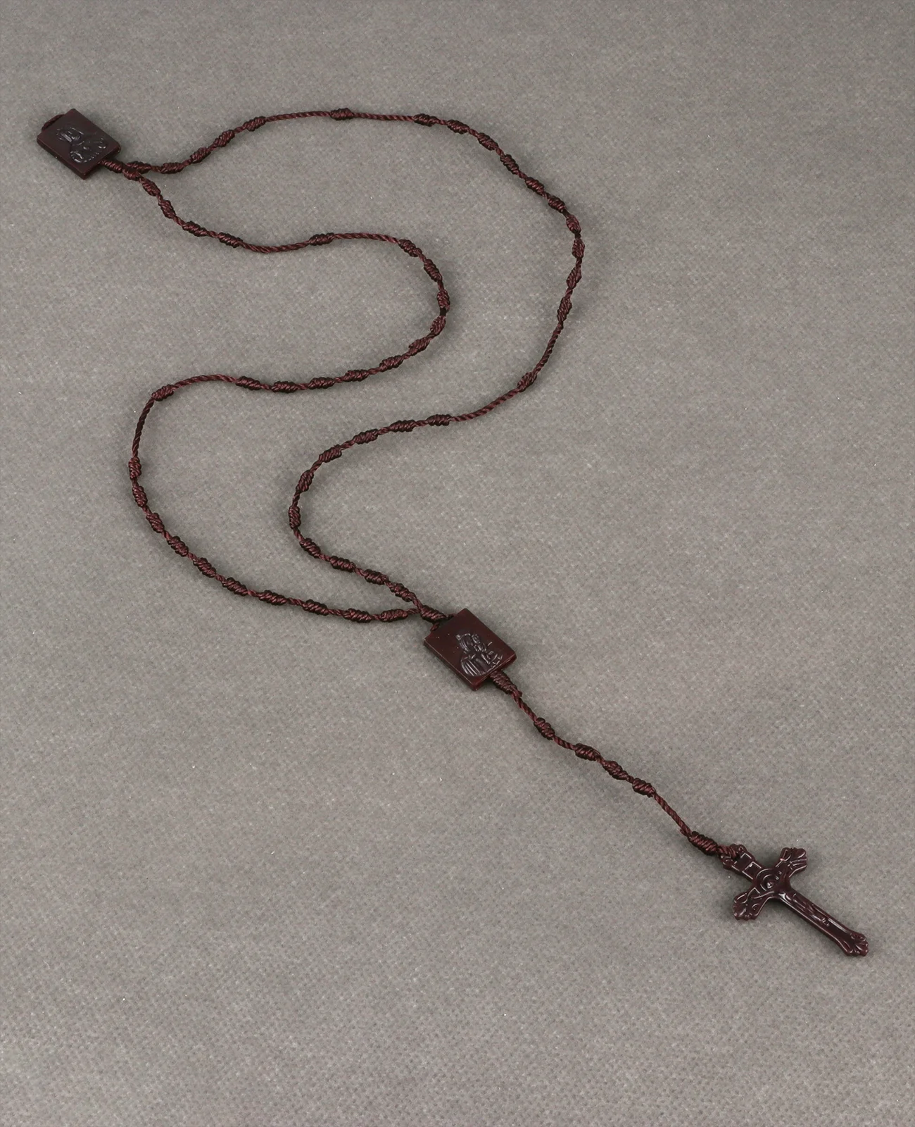 Sacred Heart Jesus Center Crucifix Cross Necklace Our Lady of Mount ...
